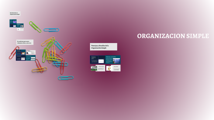 Crear una Presentación sobre Organización Simple by karen cepeda on Prezi