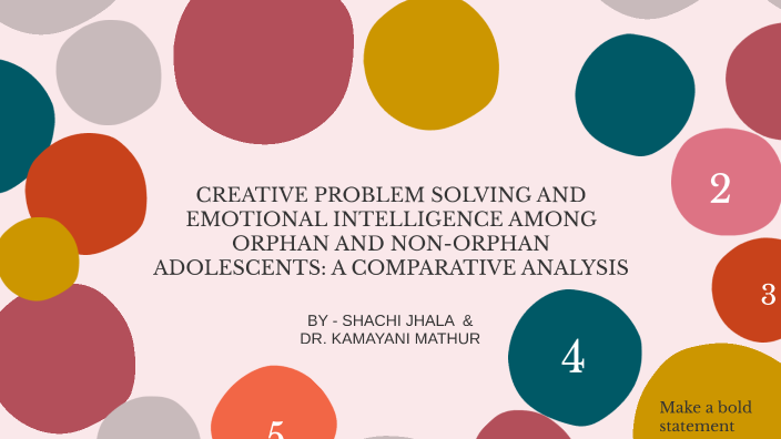 CREATIVE PROBLEM SOLVING AND EMOTIONAL INTELLIGENCE AMONG ORPHAN AND ...