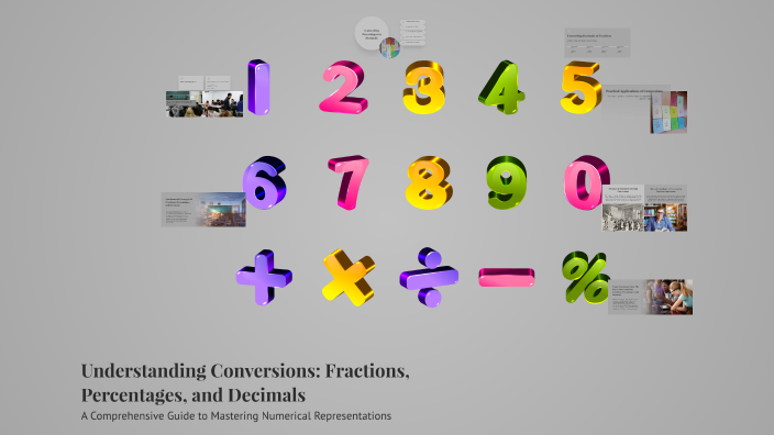 Understanding Conversions: Fractions, Percentages, and Decimals by ...