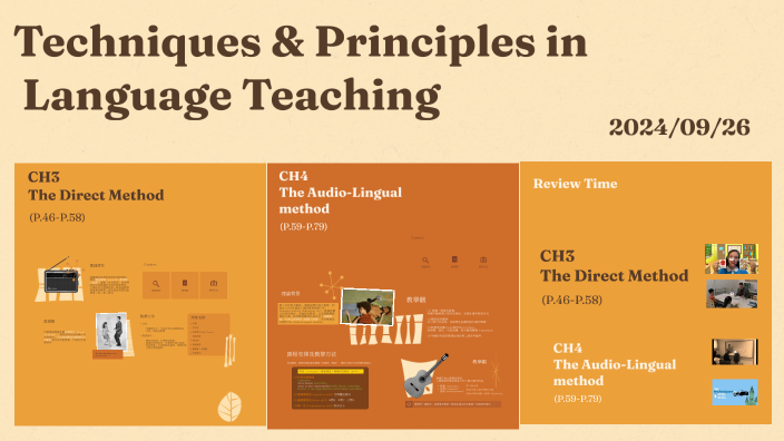 Techniques & Principles in Language Teaching by 霈 羅 on Prezi