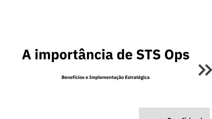 A importância de STS Ops by Isabella Alfo on Prezi