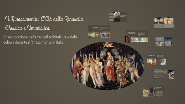 Il Rinascimento: L'Età della Rinascita Classica e Umanistica by Sara ...