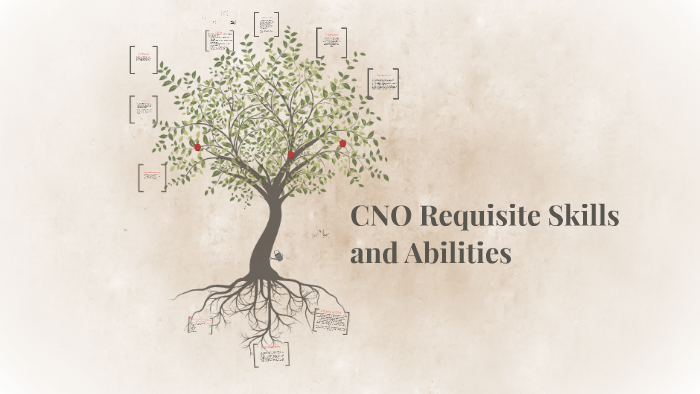 CNO Requisite Skills and Abilities by Isla McLean on Prezi