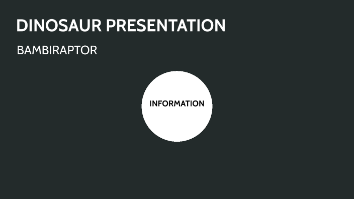 Bambiraptor by Corey Harding on Prezi
