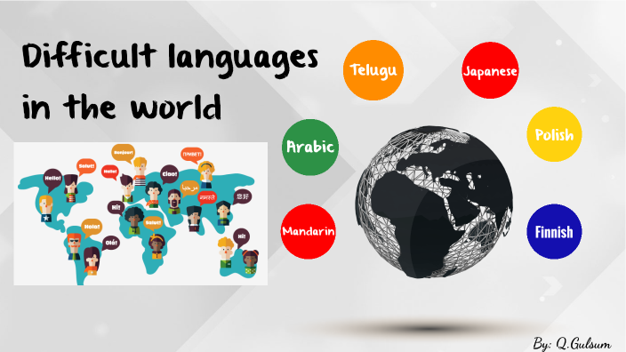 Difficult languages in the world by Gulsum Qeferova on Prezi