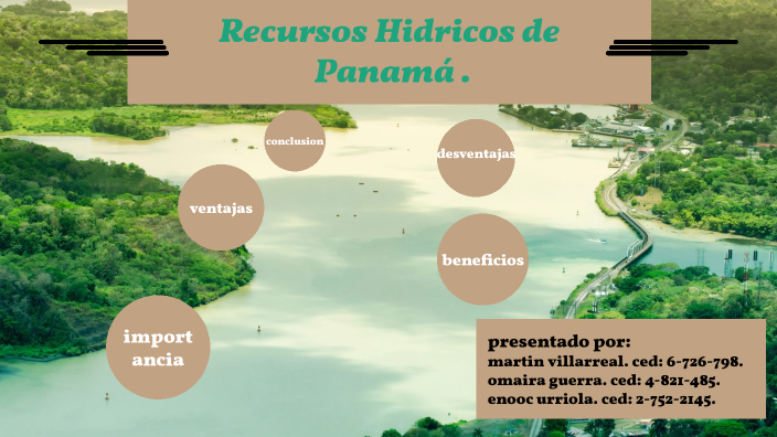 Recursos Hidricos de Panamá . by Martin Villarreal on Prezi