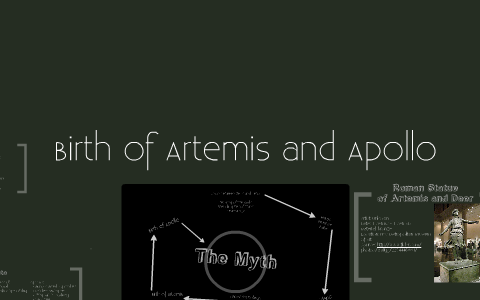 The Birth of Artemis and Apollo by Jasmine Baker