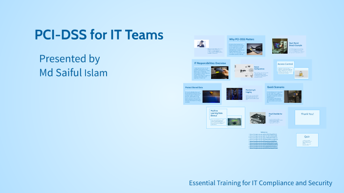 PCI-DSS Training Module by Md.Saiful Islam on Prezi