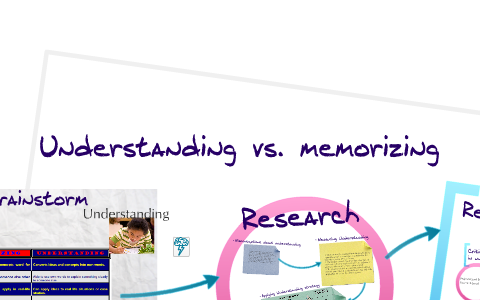 Understanding vs. Memorizing by Ahmed Abdel Monem Al Sorouge on Prezi