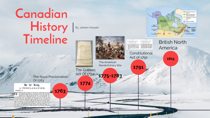 Canadian History Timeline by Jaheen Hossain on Prezi