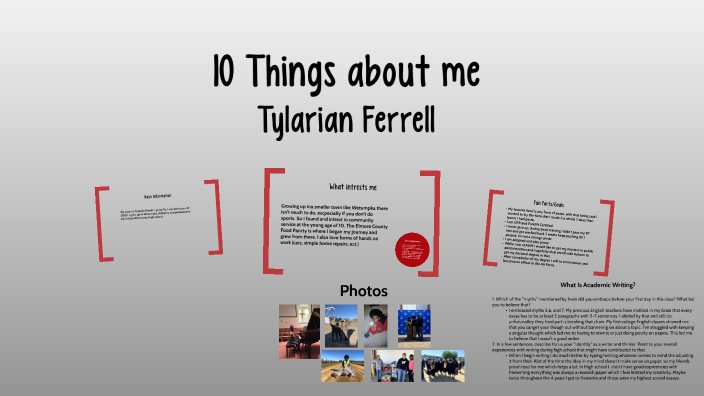 Life of Ty Ferrell by Ty Mckethern on Prezi