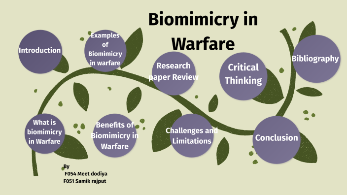 Biomimicry in Warfare by MEET DODIYA on Prezi