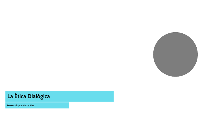 La Ética Dialógica by Hala Bourbaa El Akermy on Prezi