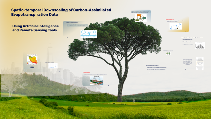 Spatio Temporal Downscaling Of Carbon Assimilated Evapotranspiration