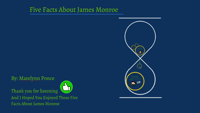 Five Facts About James Monroe by Matelynn Ponce on Prezi