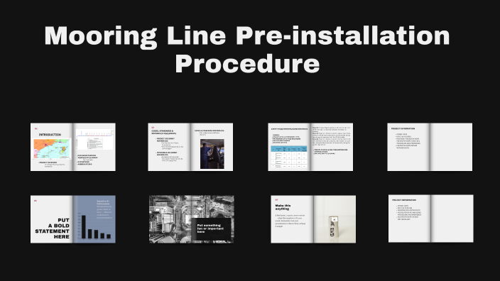 Mooring Line Pre-installation Procedure by Anna Clara Melo on Prezi
