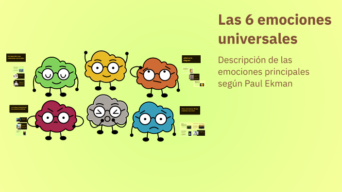 Las 6 emociones universales by Yahaira Rivera on Prezi