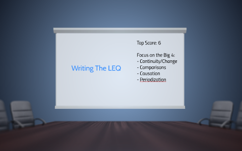 Writing The LEQ by ERIC ADZIMA on Prezi