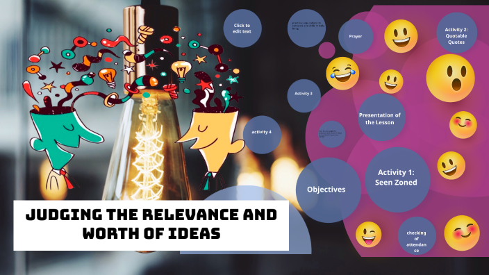 Judging the relevance and worth of ideas by Ramirez RJ on Prezi