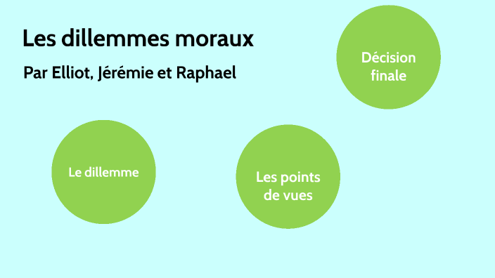 Dillemmes moraux by Elliot Warne on Prezi