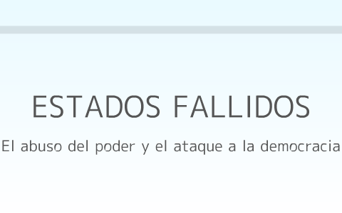 Estados Fallidos (Noam Chomsky) by Luis Valencia on Prezi