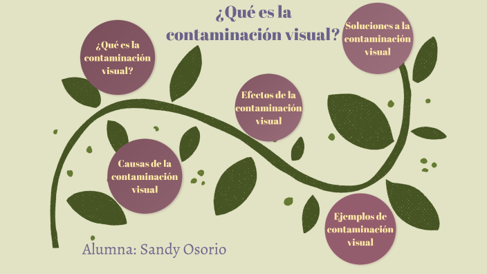 ¿Qué es la contaminación visual? by sandy osorio on Prezi