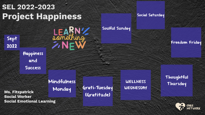 SEL 2022-2023 Project Happiness by Stephanie Fitzpatrick on Prezi