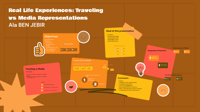 Real Life Experiences: Traveling vs Media Representations by Ala BJR on ...