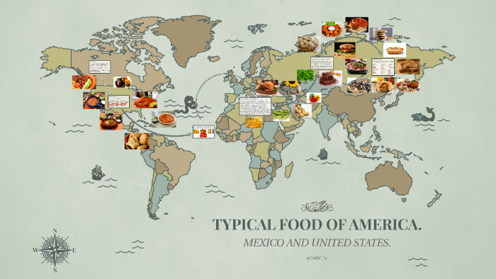 TYPICAL FOOD OF AMERICA. by Marian Martínez