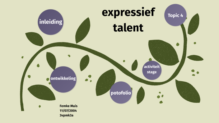 expressief talent by Femke Muis on Prezi
