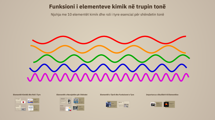 Funksioni i elementeve kimik ne trupin tone by Elisa Elisa on Prezi