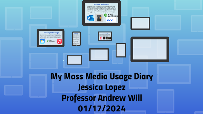 My Media Usage Diary-Jessica Lopez by Jessica Lopez on Prezi