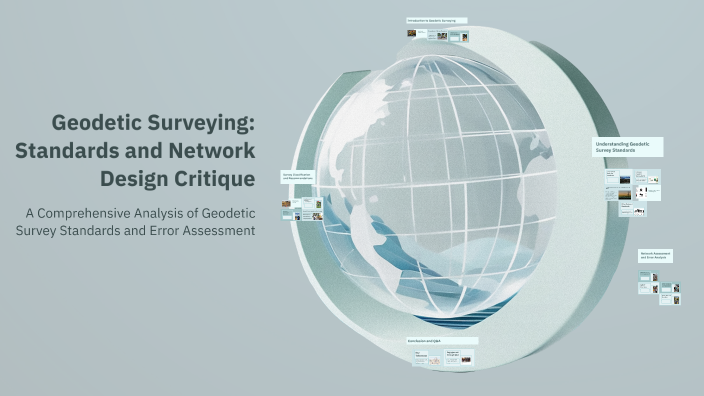 Geodetic Surveying: Standards and Network Design Critique by Justin ...