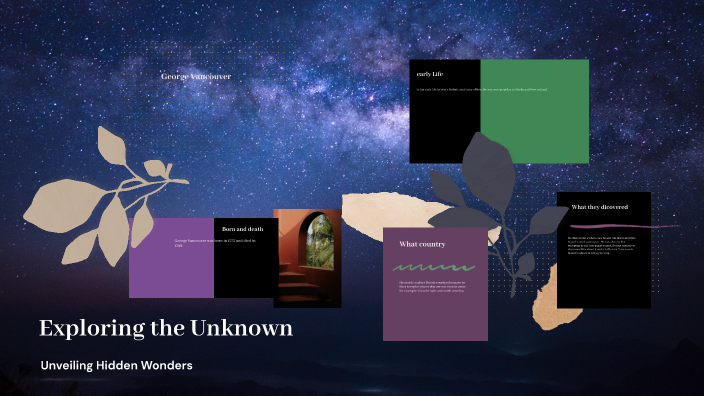 Exploring the Unknown by Olivia Bedard on Prezi