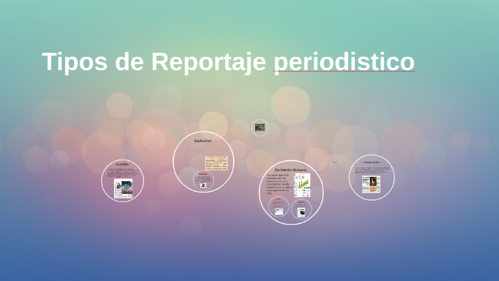 Tipos de Reportaje periodistico by Miguel Martínez on Prezi