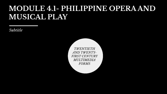 TWENTIETH AND TWENTY-FIRST CENTURY MULTIMEDIA FORMS MODULE 4.1 ...