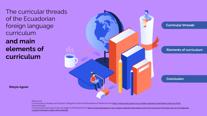 The curricular threads of the Ecuadorian foreign language curriculum by ...