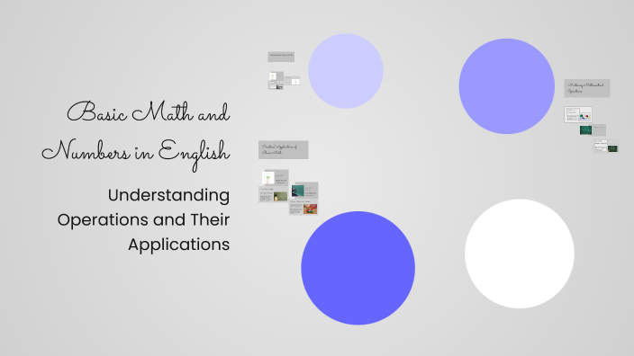 Basic Math and Numbers in English by ᴀx.ʟᴇʏᴇɴᴅᴀʀʏ on Prezi
