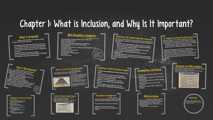 Chapter 1: What is Inclusion, and Why Is It Important? by sara pugh on ...