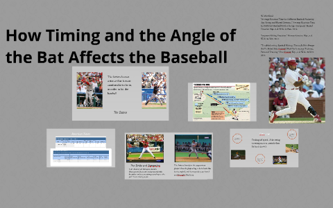 How the angle of the bat affects the ball by on Prezi