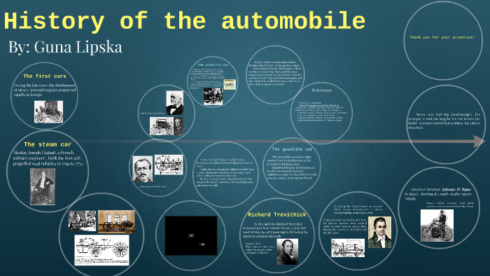 History of the automobile by Guna Lipska on Prezi