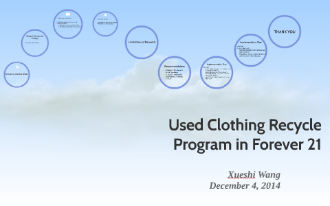 Used Clothing Recycle Program in Forever 21 by Xueshi Wang on Prezi