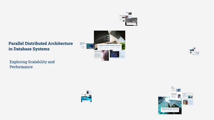 Parallel Distributed Architecture in Database Systems by Anoop Agrawal ...