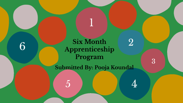 Presentation On Six Month Apprenticeship Training by Pooja Koundal on Prezi