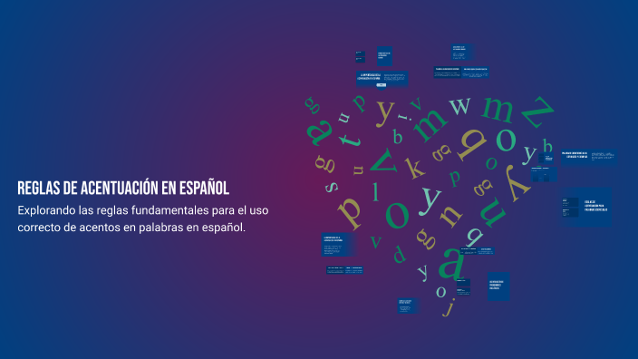 Reglas de Acentuación en Español by yazmin martinez on Prezi