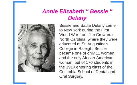 Bessie and Sadie Delany came to New York during the First Wo by NyQuaja ...