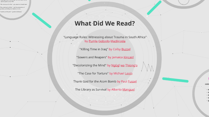 Survival in Times of Hardship by Lisa To on Prezi