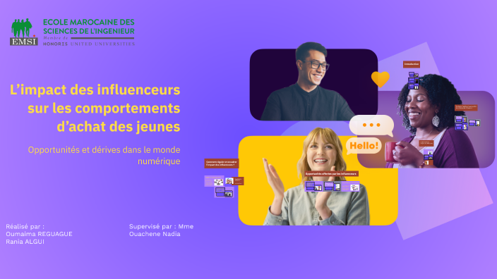 L’impact des influenceurs sur les comportements d’achat des jeunes by ...
