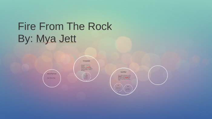 Fire From The Rock By: Sharon M. Draper by mya jett on Prezi