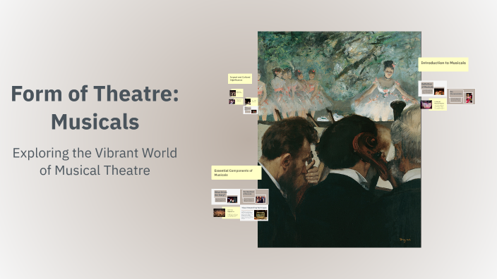 Form of Theatre: Musicals by Maya Witry on Prezi